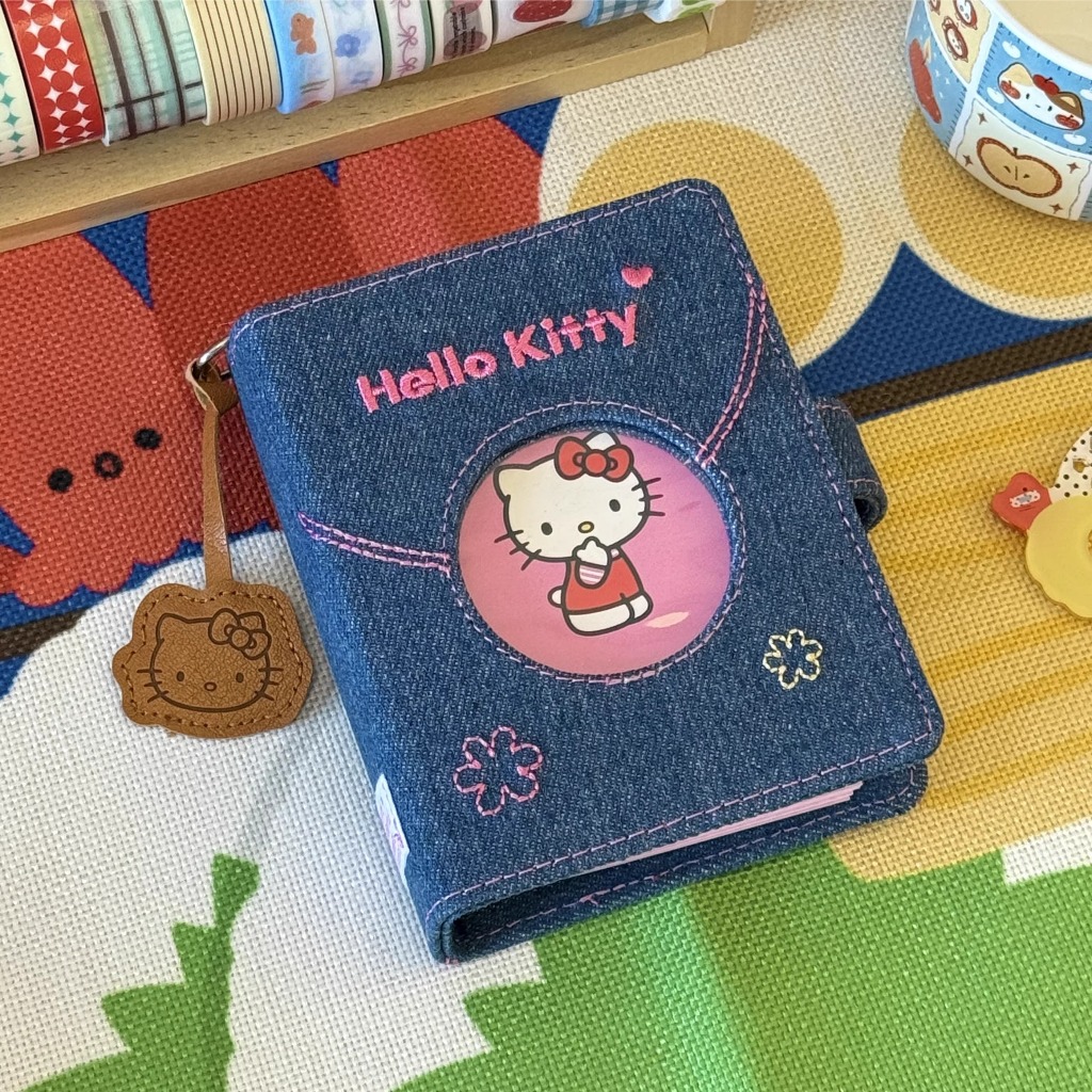 Cute M5 Hello Kitty notebook, cartoon style, denim cover, used for ...