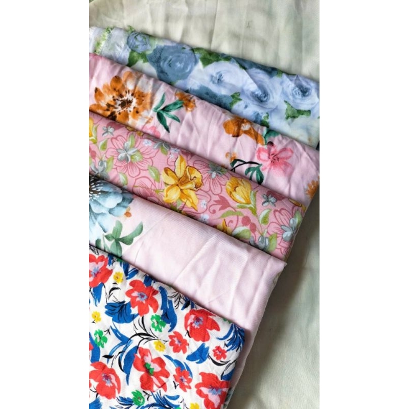 Combo BUY 10m GET 1m FREE, Combo 10m of cotton tole fabric, get any 1m ...