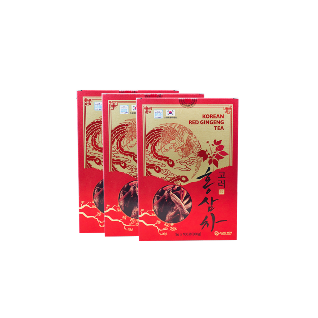 Hoang Dieu Ginseng - Jeongwon ginseng tea, lingzhi, cordyceps paper box ...