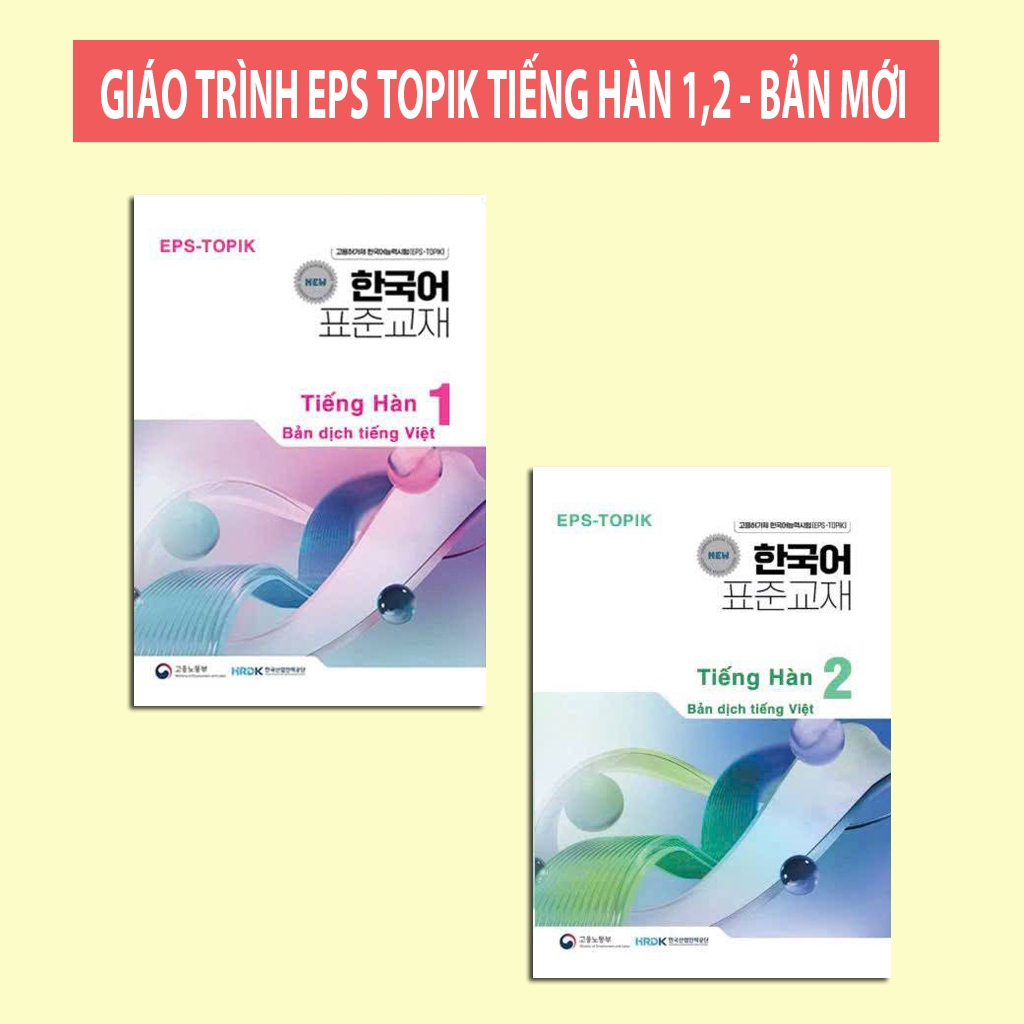 Book - Complete EPS Topik Korean Textbook 1,2 - New Edition (Vietnamese ...