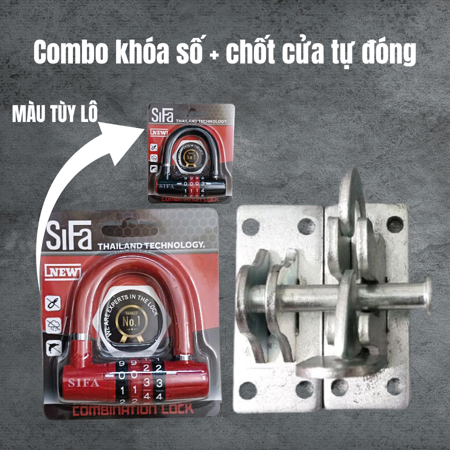 [GIVE 8 SCREWS] Combo of U-shaped digital lock and smart self-closing ...