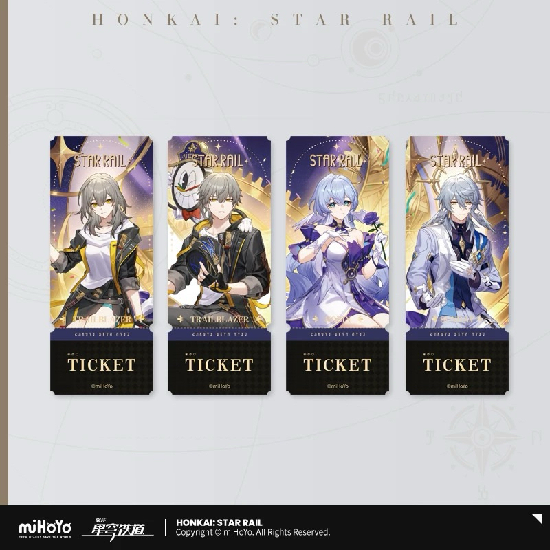 Ticket (Anniversary) Stelle/Caelus/Sunday/Robin official Honkai Star ...