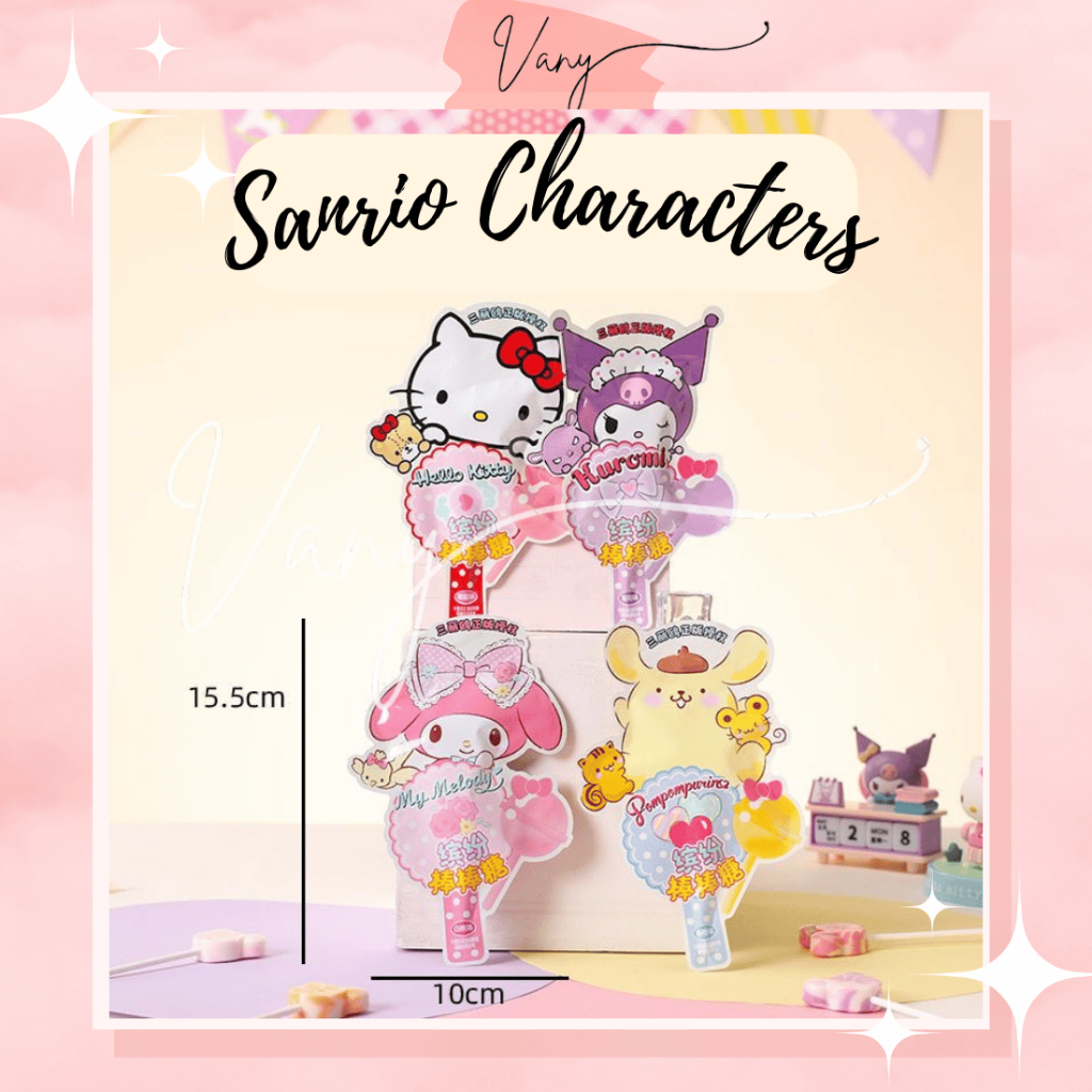 [Odd 1 piece] Sanrio Characters Fruit Milk Big Lollipop New New 2025 ...