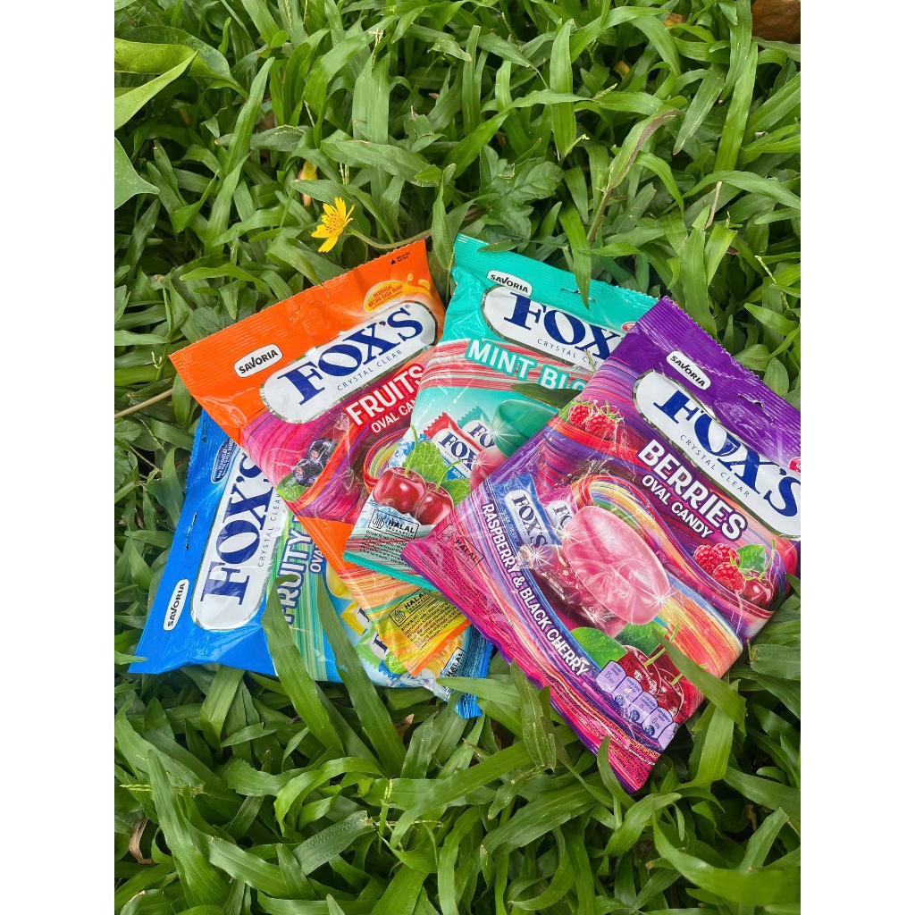 Fox's mixed fruit candy 125g pack of many flavors (1 bag) | Shopee ...