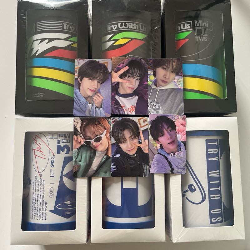 TWS Album Try With Us 3rd Mini Album POB Weverse Genuine Original Seal ...