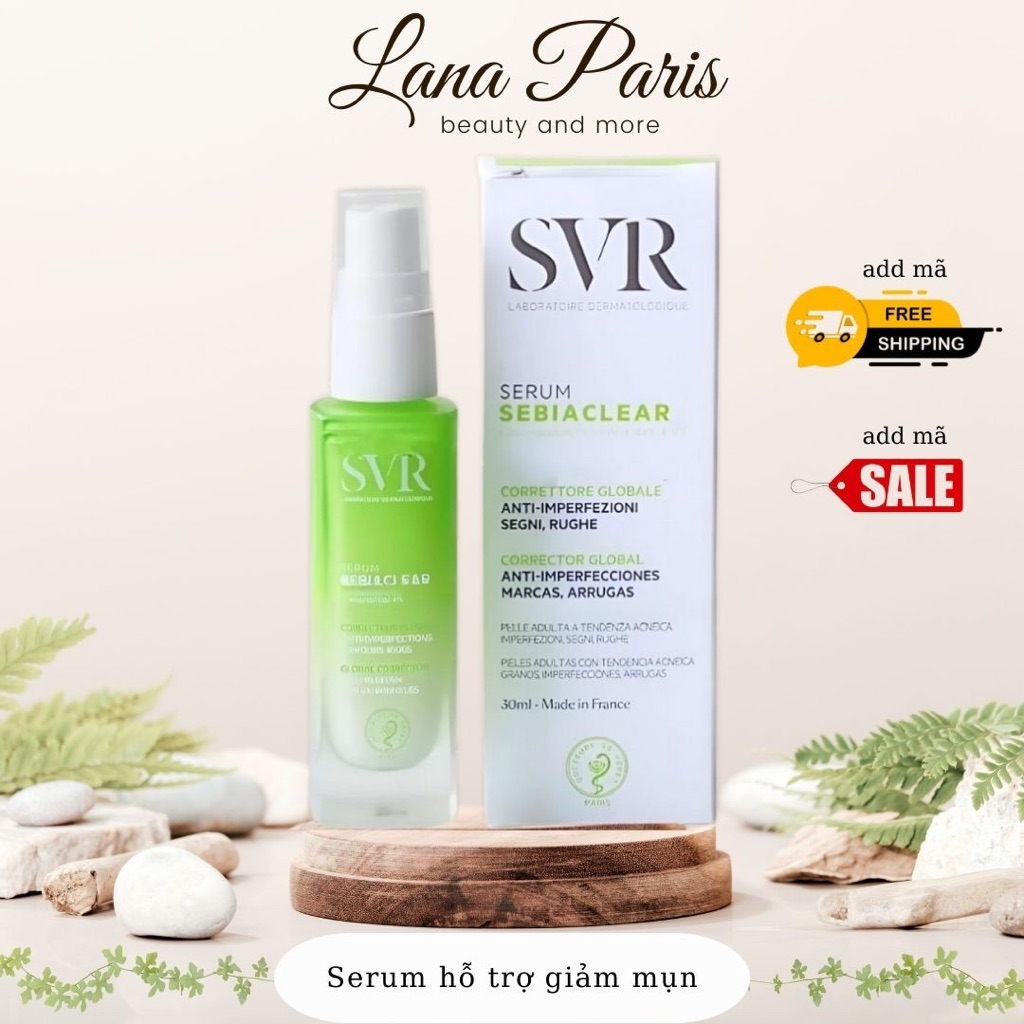 New model Sebiaclear SVR Serum 30ml helps reduce acne | Shopee Philippines