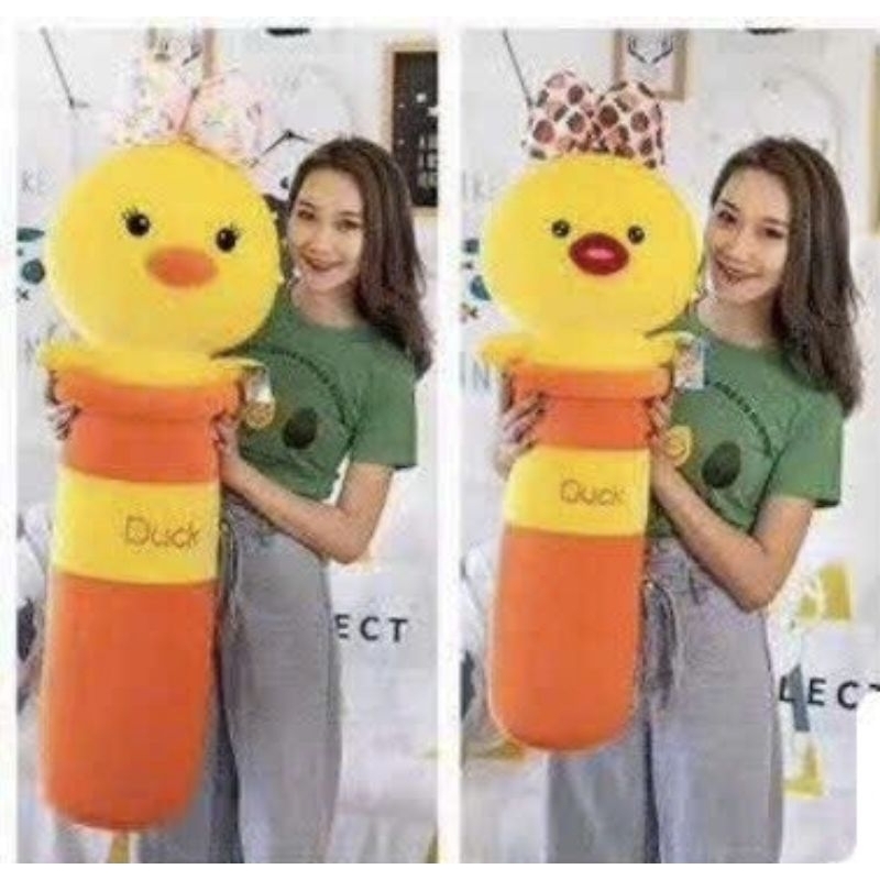 1,1m duck stuffed animal with bow, high quality imported product ...