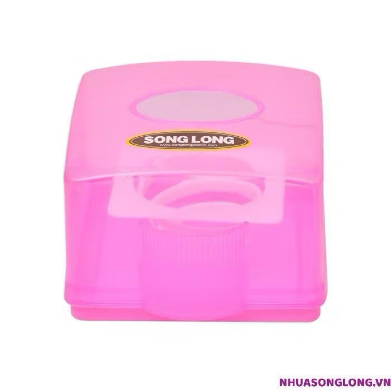 XO Song Long pink spring-loaded plastic tissue box | Shopee Philippines