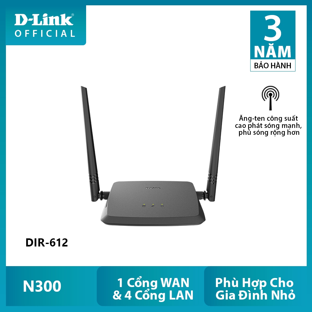 D-Link DIR-612 300Mbps N Wi-Fi Router - - No sim | Shopee Philippines