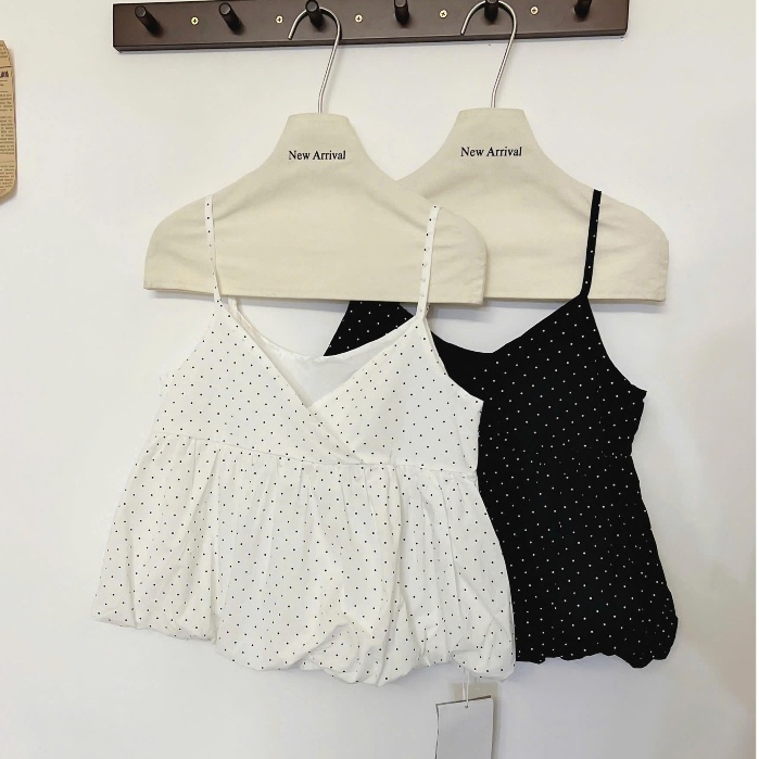 Polka Dot 2-String Shirt - Fashionable 2-String Shirt - Easy to ...