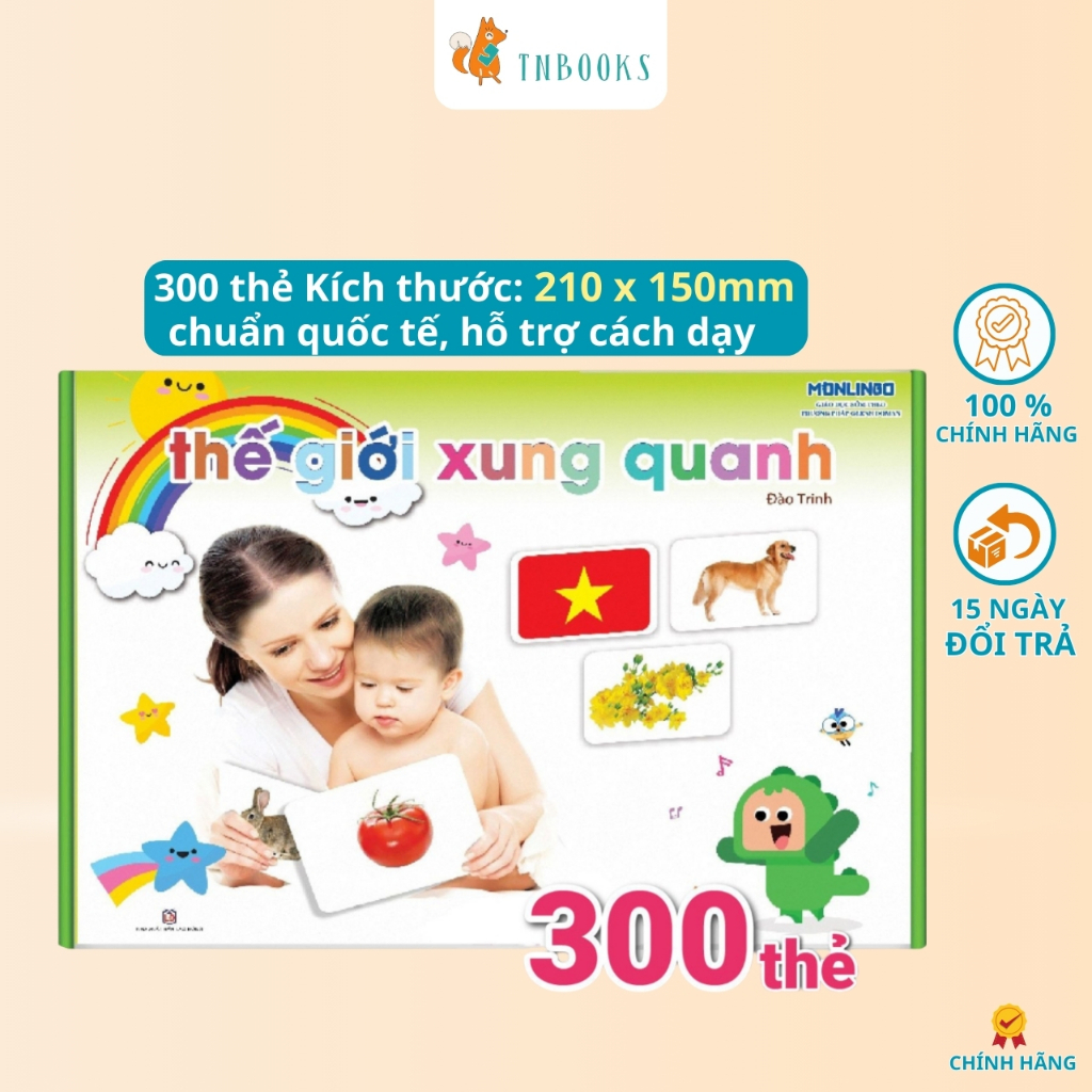 Set of 300 Glenn Doman Standard TNBOOKS Smart Learning Cards - With ...