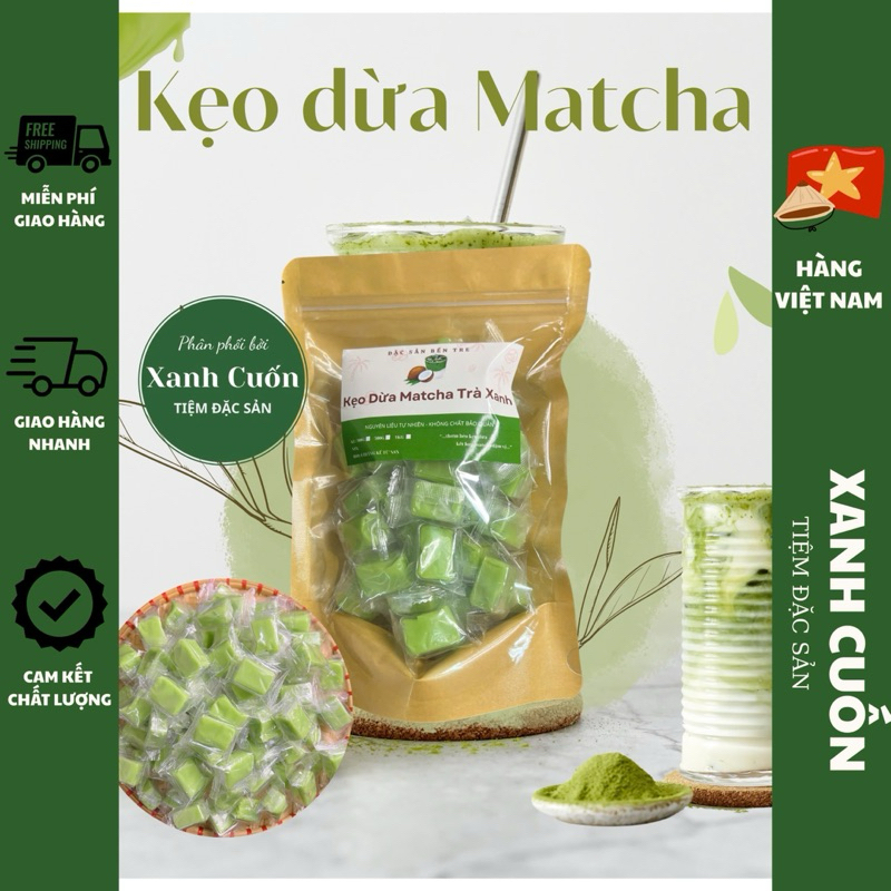 (NEW) MATCHA GREEN TEA COCONUT CANDY - FAT, COOL, INCREDIBLE DELICIOUS ...