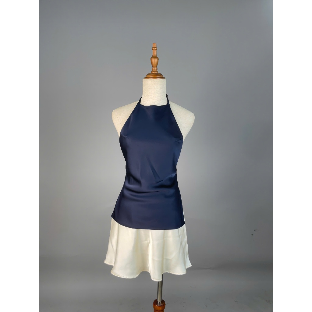 MAYA Top Peachtea Corner 2-layer round neck camisole, 2 adjustable ...