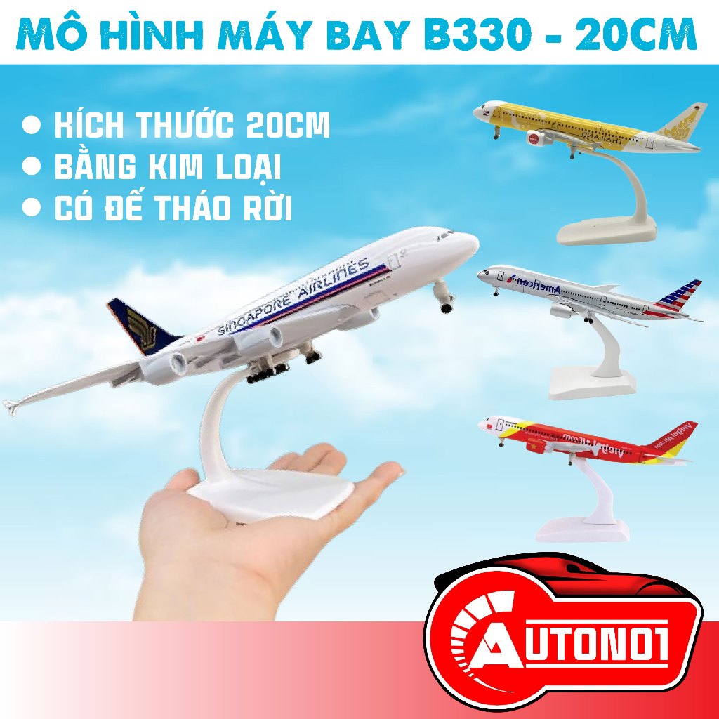 Airbus A330 A321 series metal aircraft model comes with 20cm detachable ...