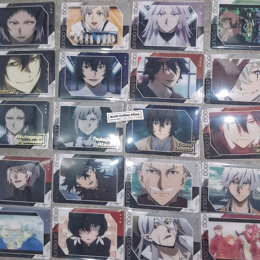[AVAILABLE BSD - P09] clear fav card BUNGOU STRAY DOGS dignity DAZAI ...