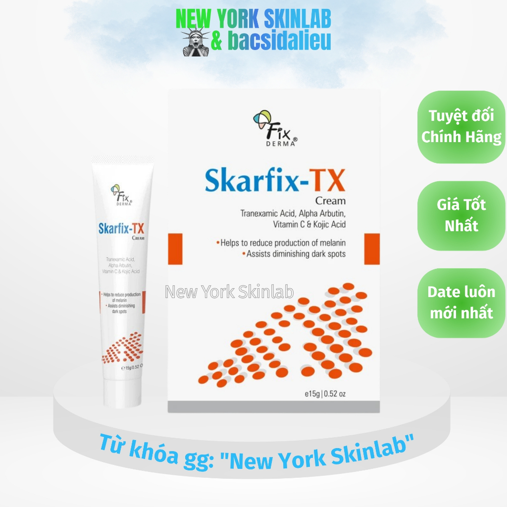 Fixderma Skarfix-TX Cream 15g - Fade dark spots, freckles Tranexamic ...