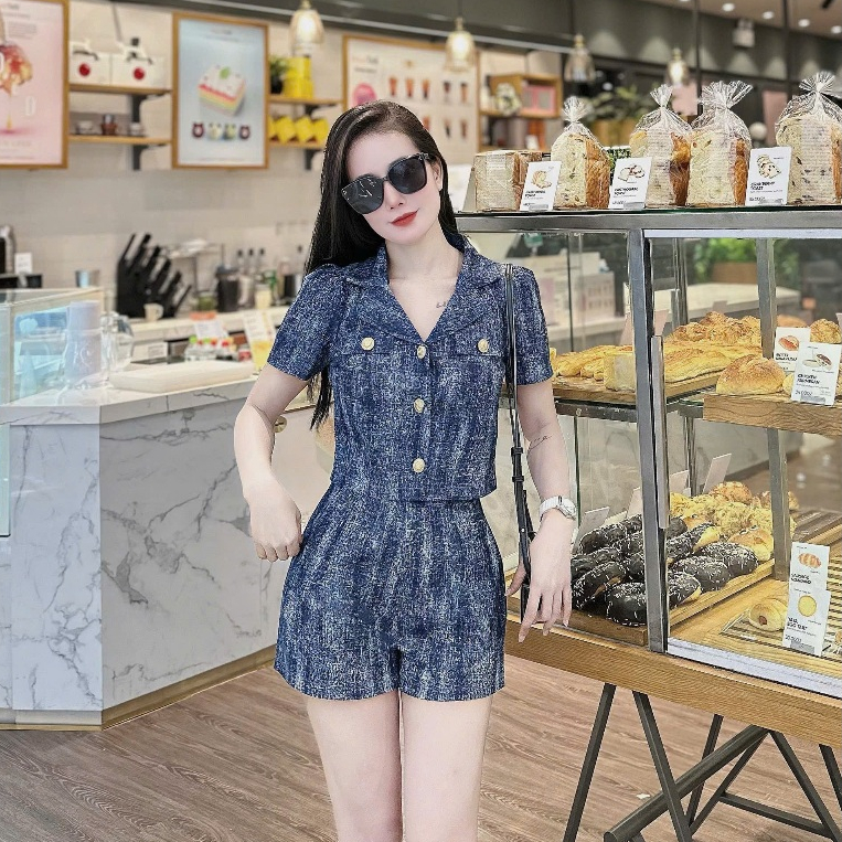 Super cute two-piece women's clothing Set made of high-quality cotton ...