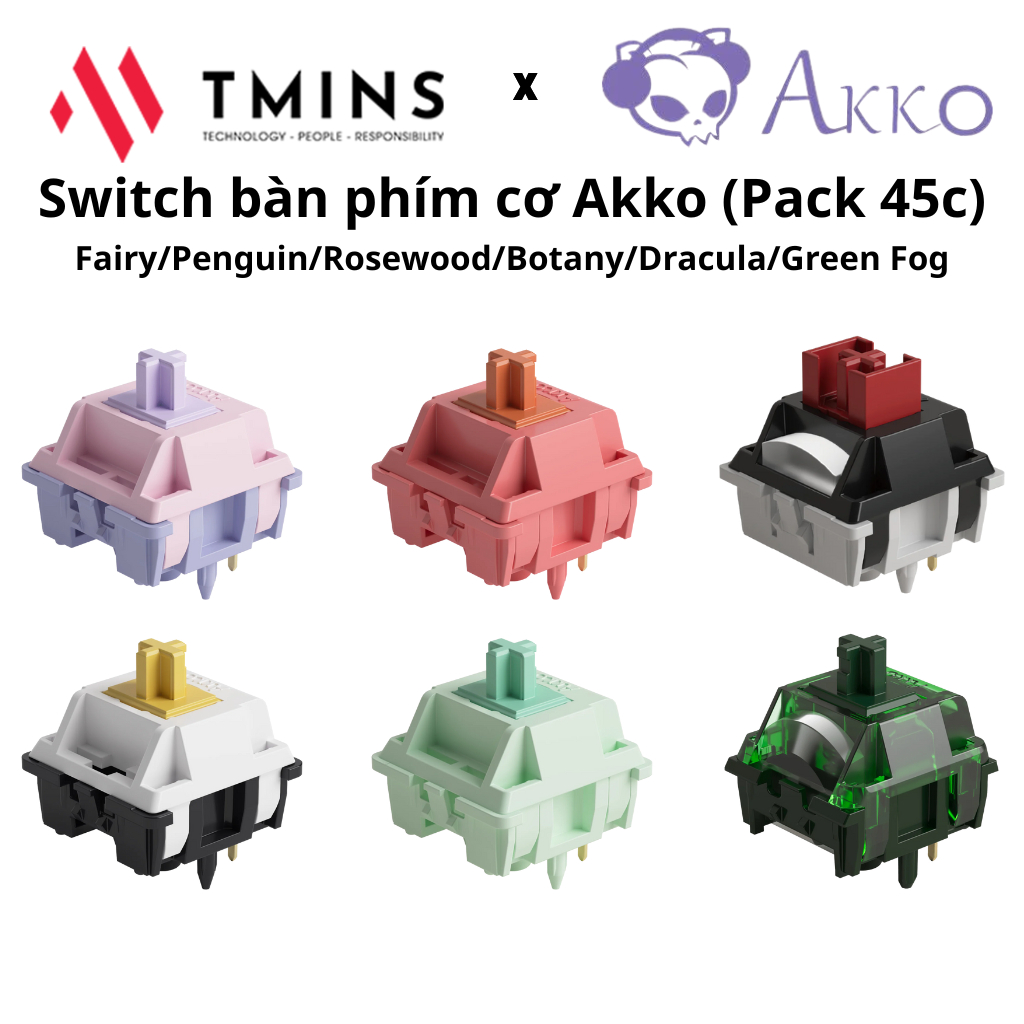 AKKO Penguin / Fairy / Rosewood / Botany / Dracula / Green Fog ...