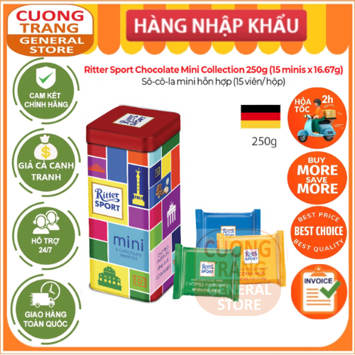 Ritter sport chocolate mini collection box 250g | Shopee Philippines