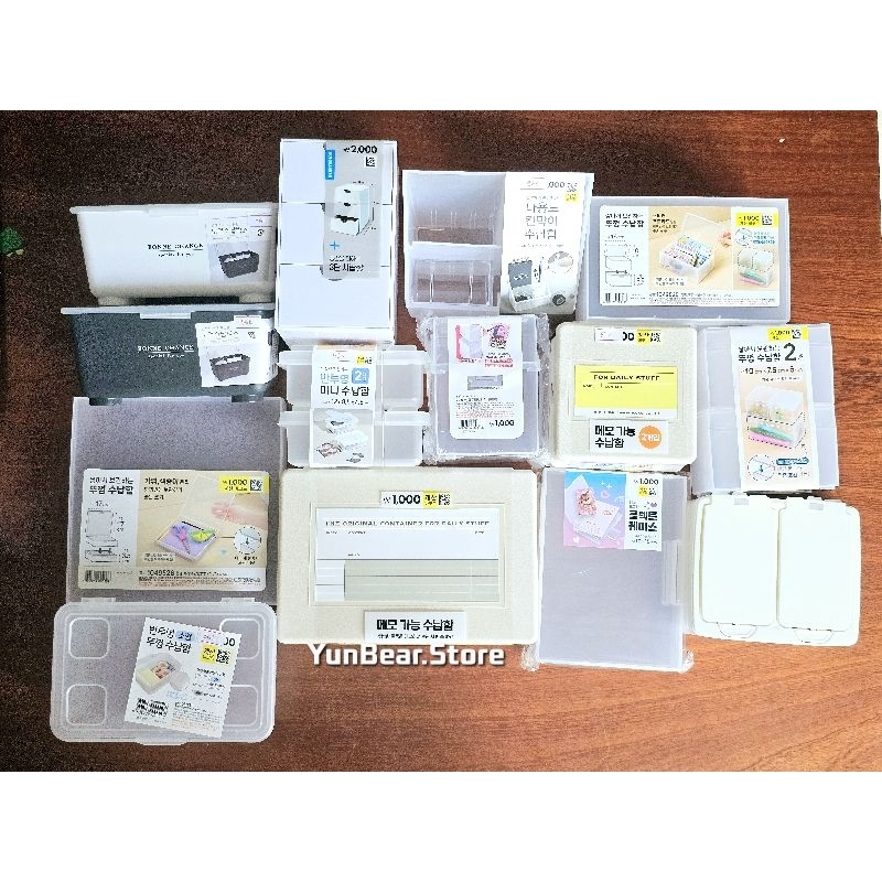 [New] SYNTHESIS OF PLASTIC STORAGE BOXES - DAISO KOREA | Shopee Philippines