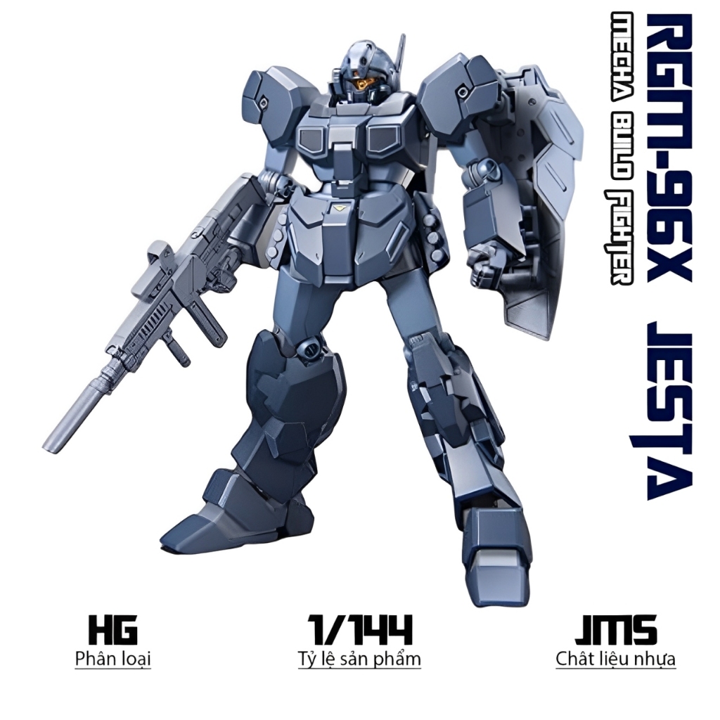 HG RGM-96X Jesta Model, 1/144 Mobile Suit, Plastic Assembly Toy | Shopee Philippines