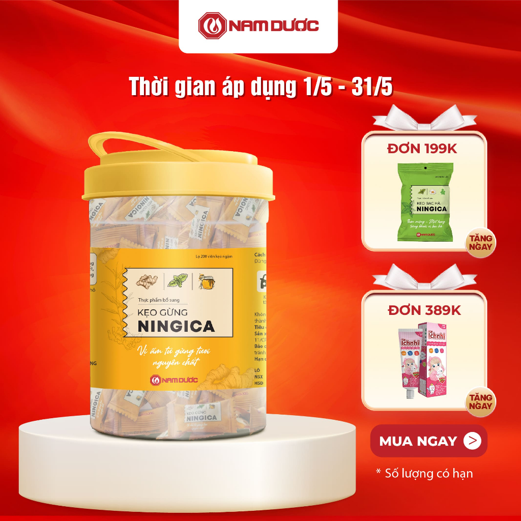 Ningica ginger candy, lozenges to help relieve coughs, sore throats ...