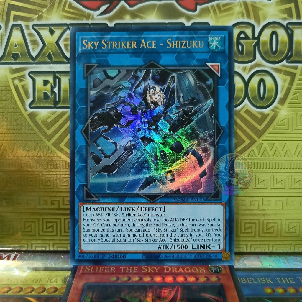 Sky Striker Ace - Shizuku – MAMA-EN006 – Ultra Rare [Yugioh Card] | Shopee Philippines
