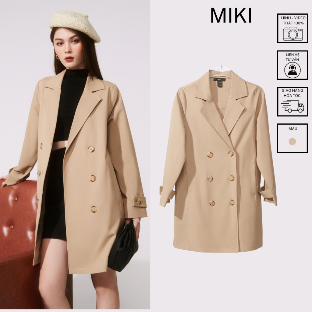MIGTO WOMEN'S MEDIUM MIKI DARK CREAM COLOR Jacket | Shopee Philippines