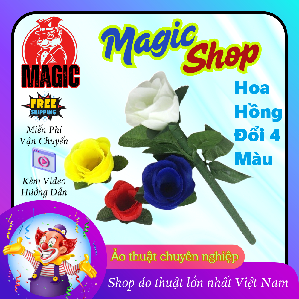 Rose Magic Changes 4 colors (with video instructions) | Shopee Philippines