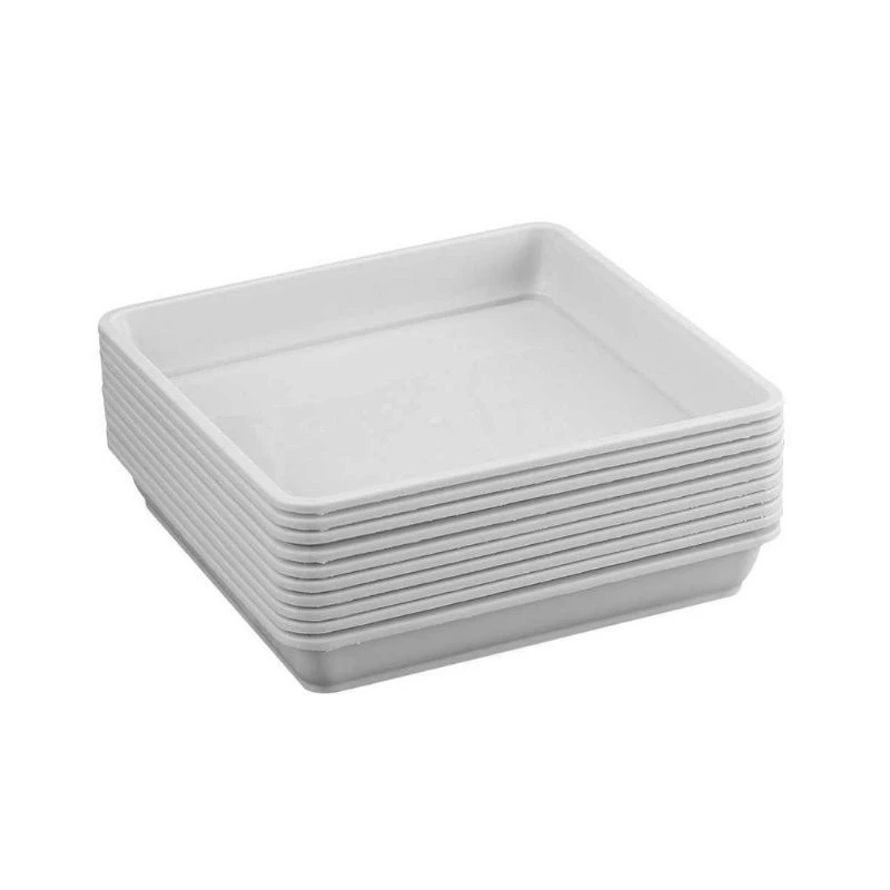 Square plastic tray, plastic plate, vegetable trough, multi-purpose ...