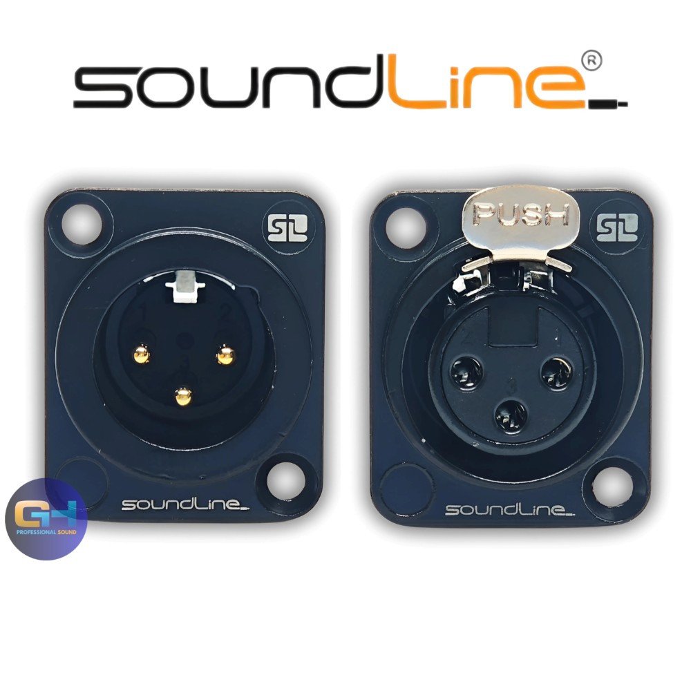 Canon XLR copper pin SOUNDLINE jack socket (Price 1c) | Shopee Philippines