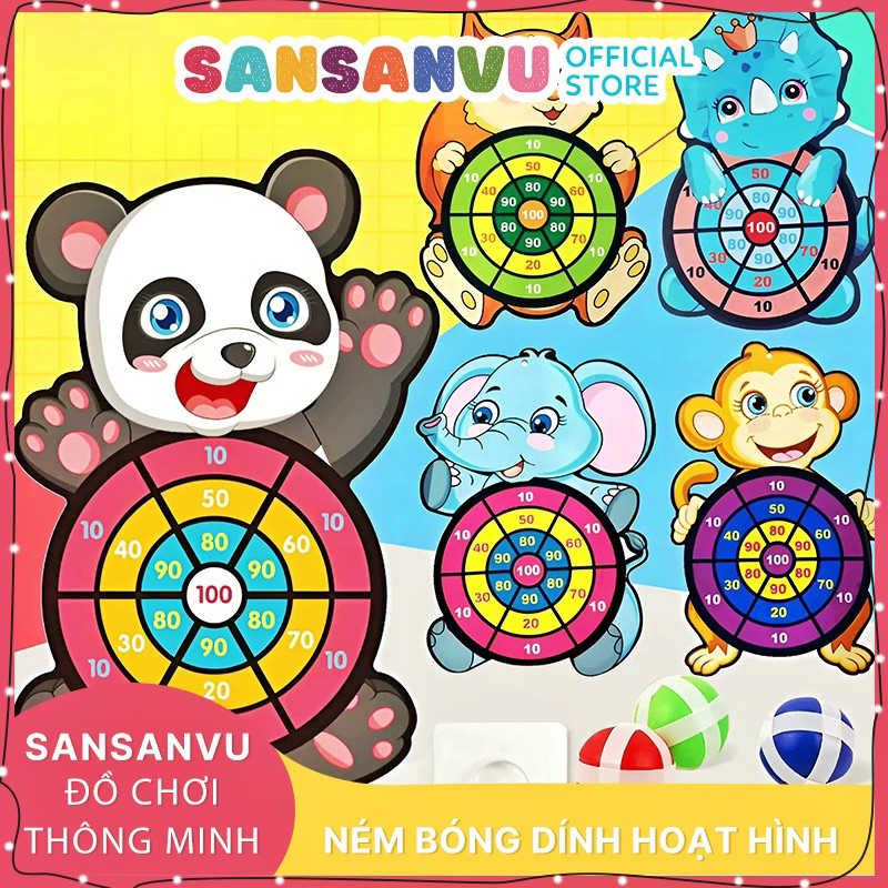 Throwing Sticky Ball, Sticky Throwing Ball Dartboard to Train Children ...