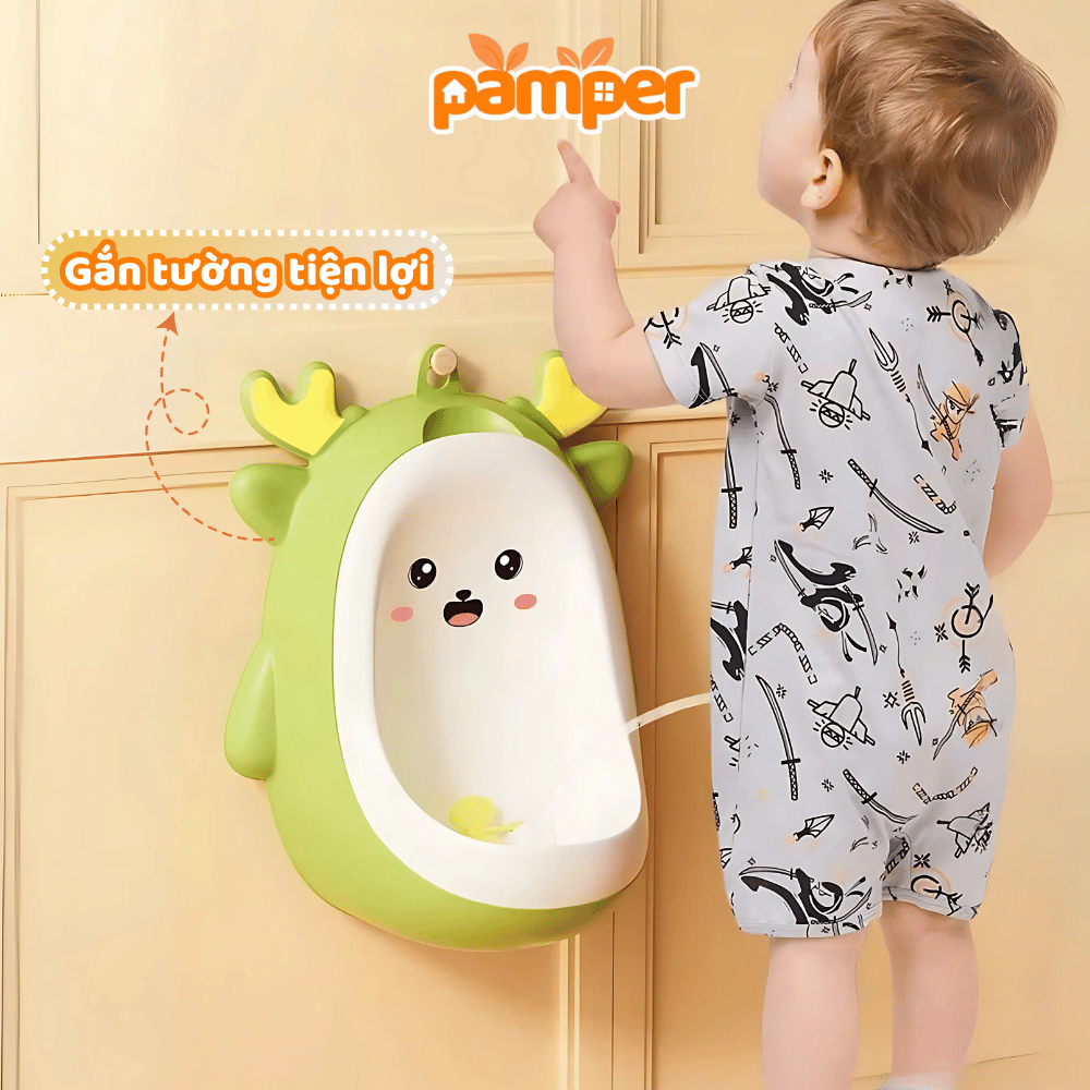 Wall-Mounted Toilet for Boys, PAMPER Standing Urinal Helps Children ...