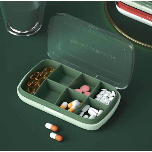 Medicine Box Divided into 7 Days According to Plastic Tray Medicine Box ...