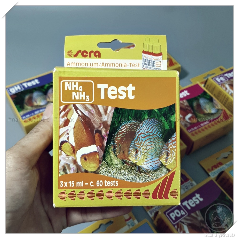 Sera NH4/NH3 Test – NH3 toxic ammonium test kit, 60 measurements, for ...