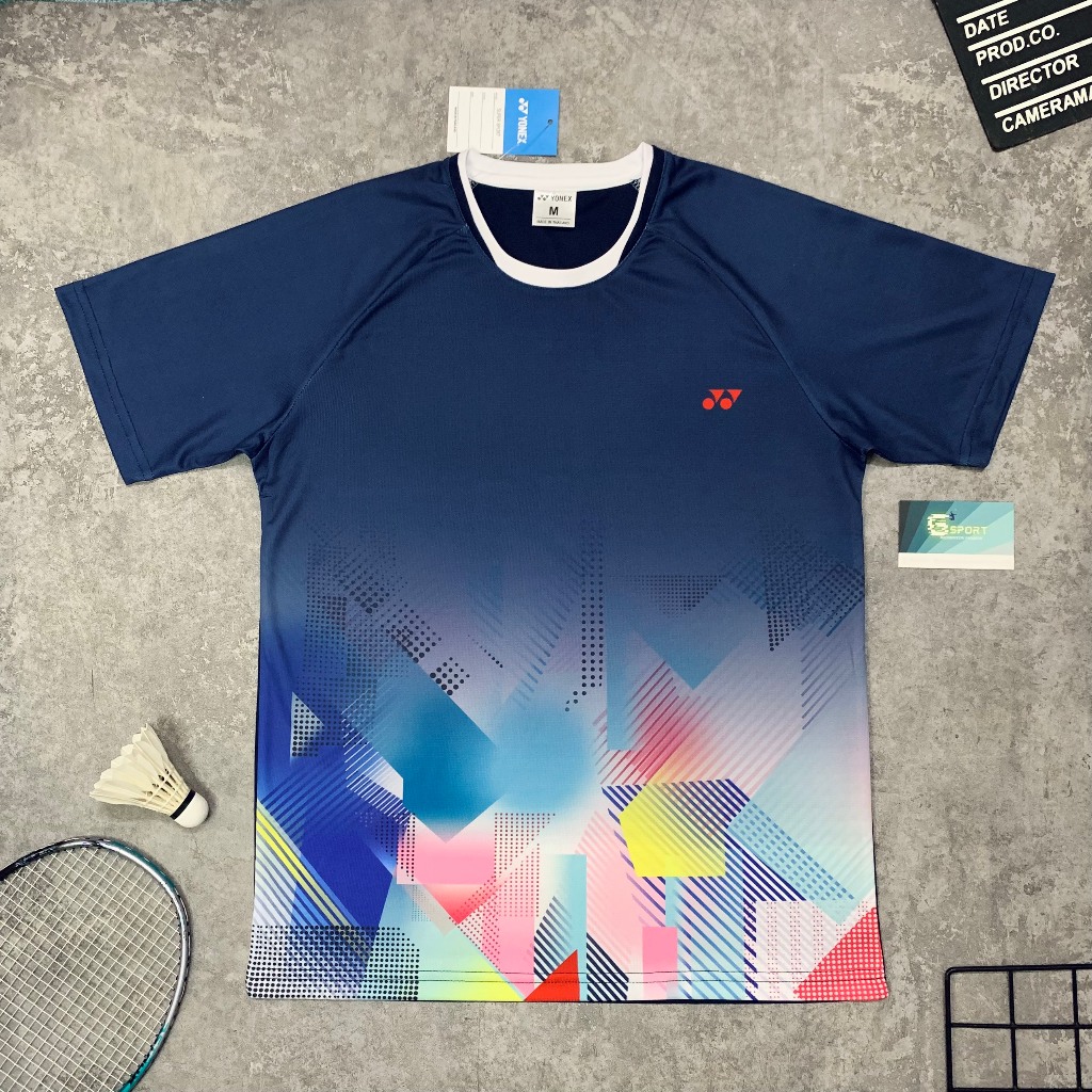 Yonex Men's and Women's Badminton Clothing, Breathable Sesame Fabric, Sweat Absorbent, Quick Dry ...