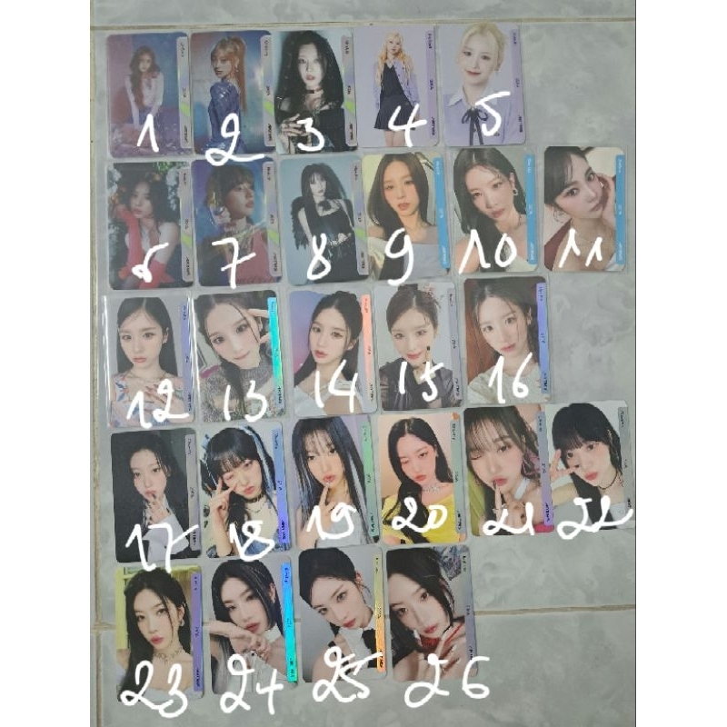 CARD OBJEKT HASEUL HEEJIN KIM LIP JINSOUL CHOERRY genuine ALGORITHM ...