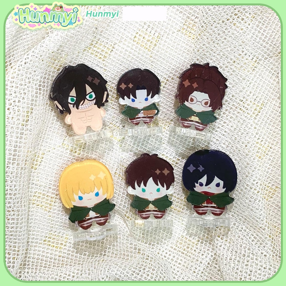 [AOT] GACHA/Random tiny 3cm mini Standee Attack on Titan | Shopee ...