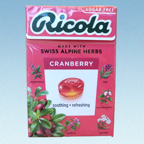 RICOLA ++ RED box 40g ++ sugar-free SOUTH BLUEBERRY HERBAL Candy ...
