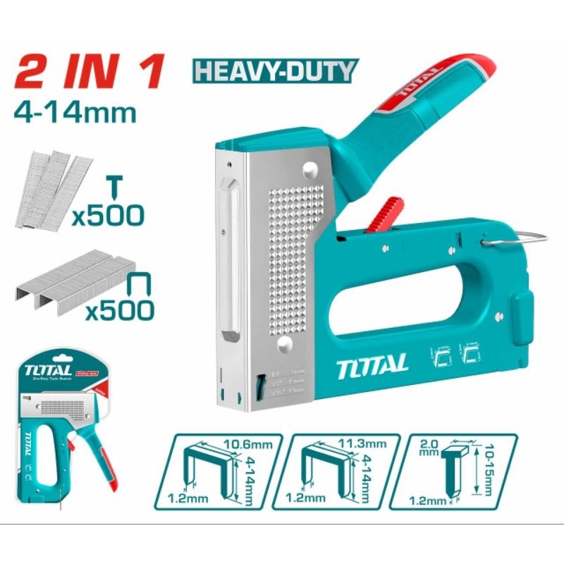 TOTAL THT31148 2-in-1 Stapler, new arrival model – Uses Straight ...