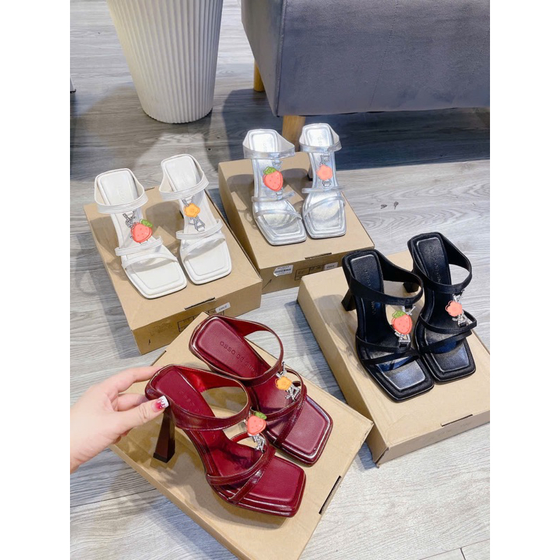 SILVER Y-STYLE STRAP CLOSED WITH 9-INCH HIGH HEEL FLOORABLE NEW UNIQUE ...