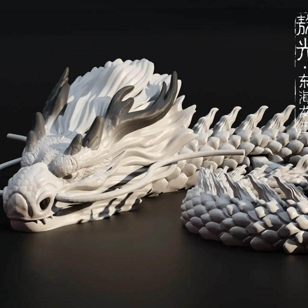 Dong Hai Dragon King Model - Ngao Quang with Flexible Joints in Na Tra ...