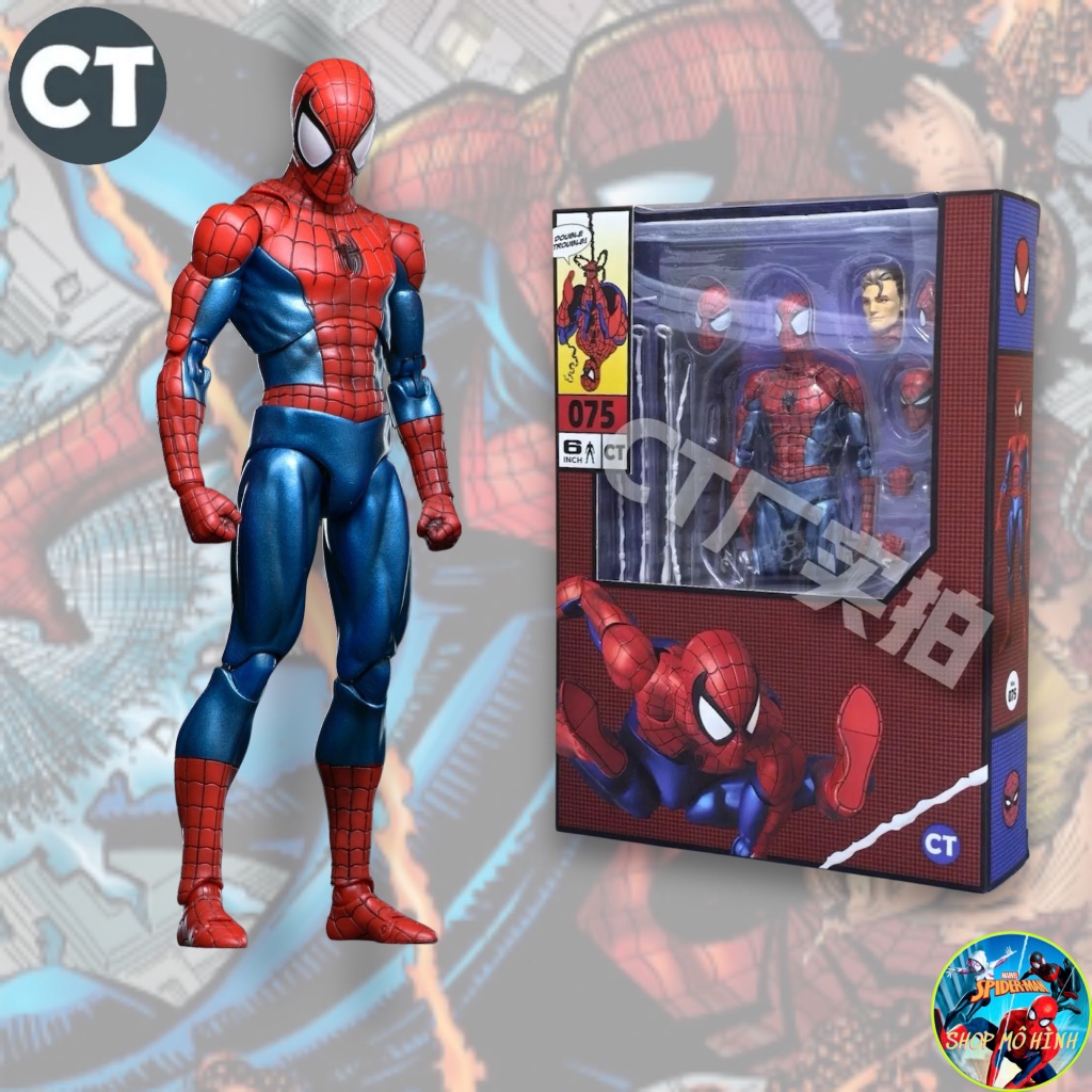 CT Spider Man 075 Model - Mafex spiderman 075 CT Toys brand | Shopee ...