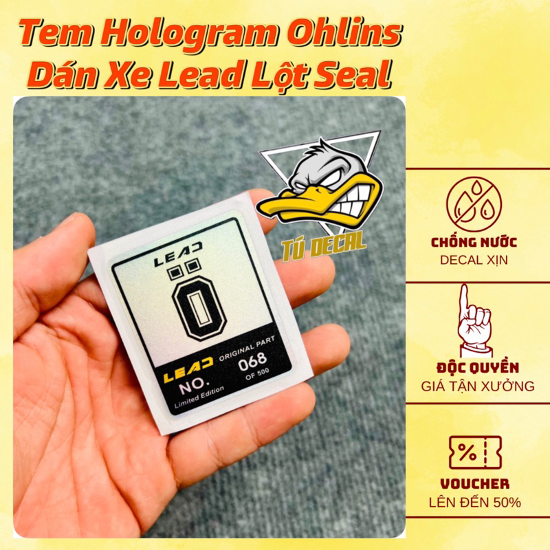 Lead Car Logo Sticker Hologram Decal Material Changes Color According ...