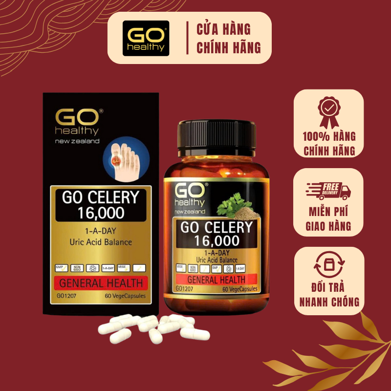 GO Healthy GO Celery gout 16,000 helps reduce uric acid, helps reduce ...