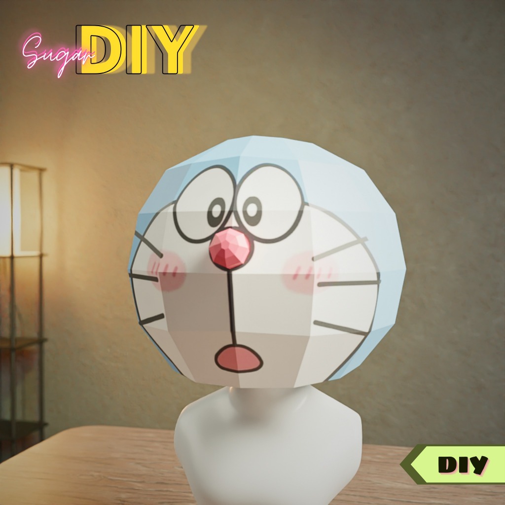 Doraemon Mask - Colored DIY Paper Model | Shopee Philippines