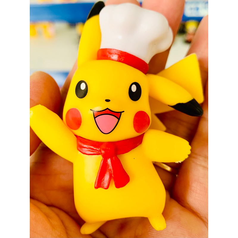 PIKACHU chibi model as a collectible display item, 6 - 8 cm tall ...