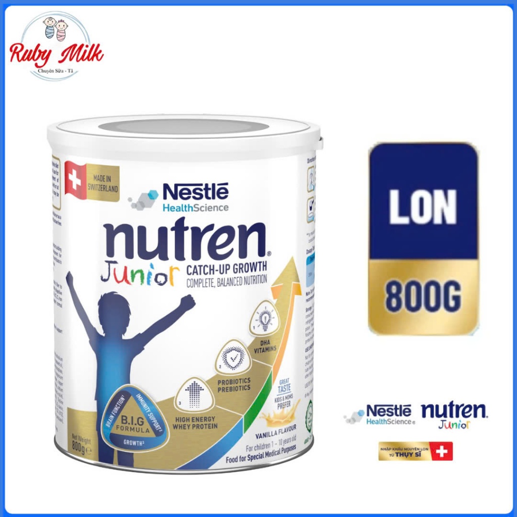 NUTREN JUNIOR POWDER MILK CAN 800g | Shopee Philippines