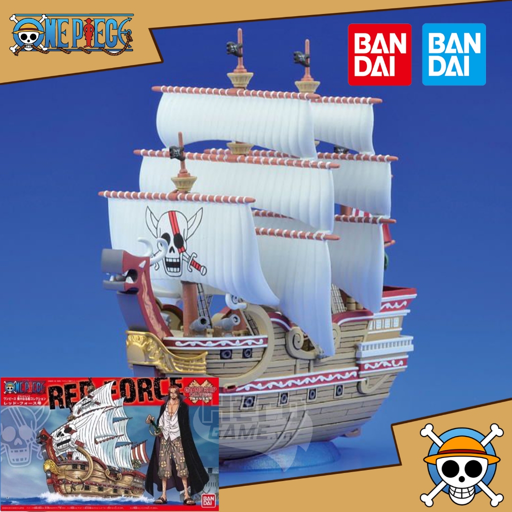 Pirate Ship Model - Great Waterway Red Force Grand Ship Collection One ...
