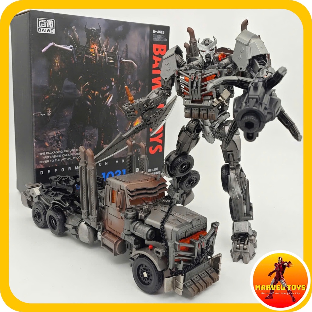 BAIWEI TW1031 Scourge Model 18cm SS101 Transformer Transforming Robot ...